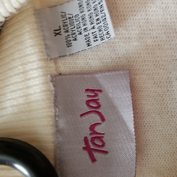 TanJay | Sweaters | Tan Jay Xl White Sweater | Poshmark